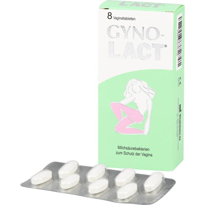 Medikamente aus Deutschland - GYNOLACT Vaginaltabletten, 8 St