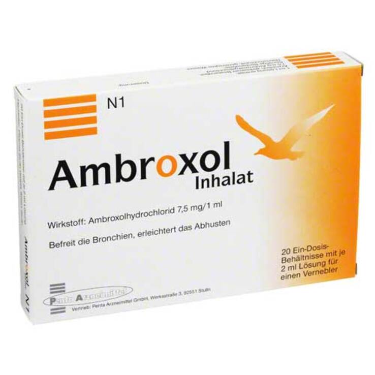 Medicines from Germany - Ambroxol inhalation Inhalationslösung, 20X2 ml
