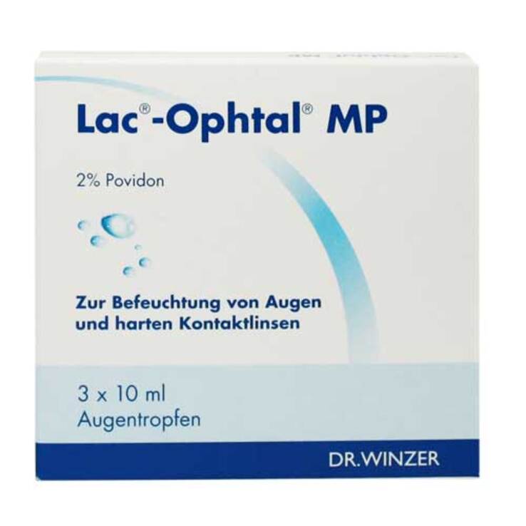 Medicines from Germany - Lac-Ophtal MP, 3X10 ml