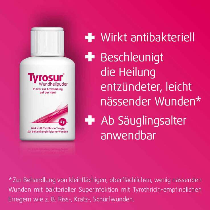 Medicines from Germany - Tyrosur a wound healing powder for the ...