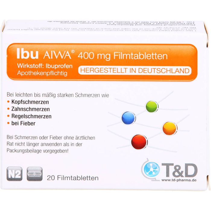 Delivery service from Germany - IBU AIWA 400 mg film -coated tablets ...