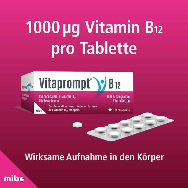 Delivery service from Germany - VITAPROMPT 1000 micrograms film-coated ...