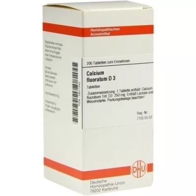 Delivery service from Germany - CALCIUM FLUORATUM D 3 tablets, 200 pcs