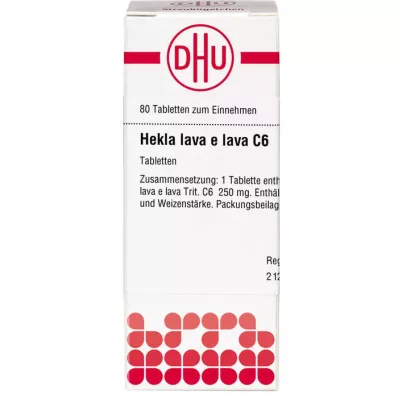 Delivery service from Germany - HEKLA LAVA E LAVA C 6 tablets, 80 pcs