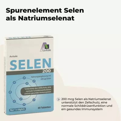 Delivery service from Germany - SELEN 200 µg tablets, 60 pcs