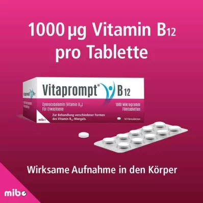 Delivery service from Germany - VITAPROMPT 1000 microgram film-coated ...